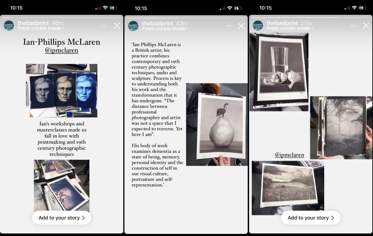 Alternative Photography Workshops at London Met – Ian Phillips‑McLaren